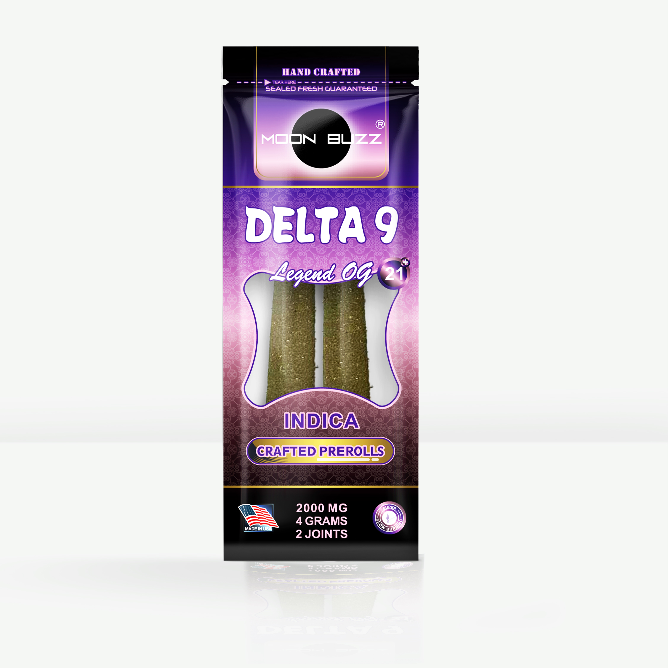Moon Buzz Delta 9 Pre-Rolls (2pk) – GSWSupply.com